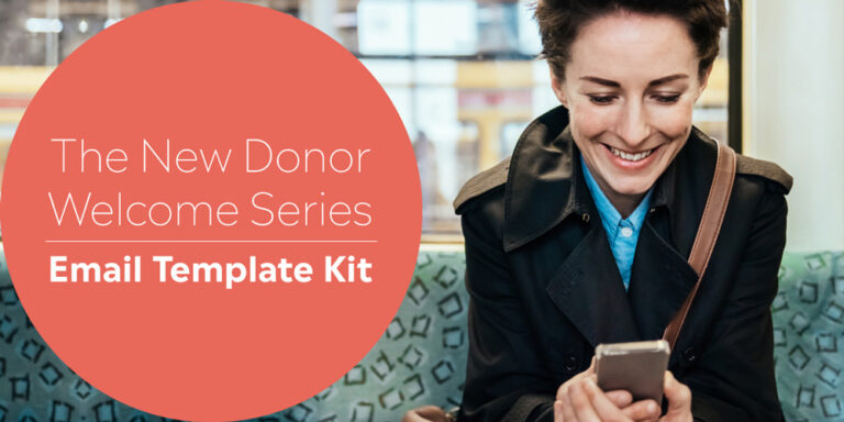 New Donor Welcome Kit Email Series Template for Nonprofits