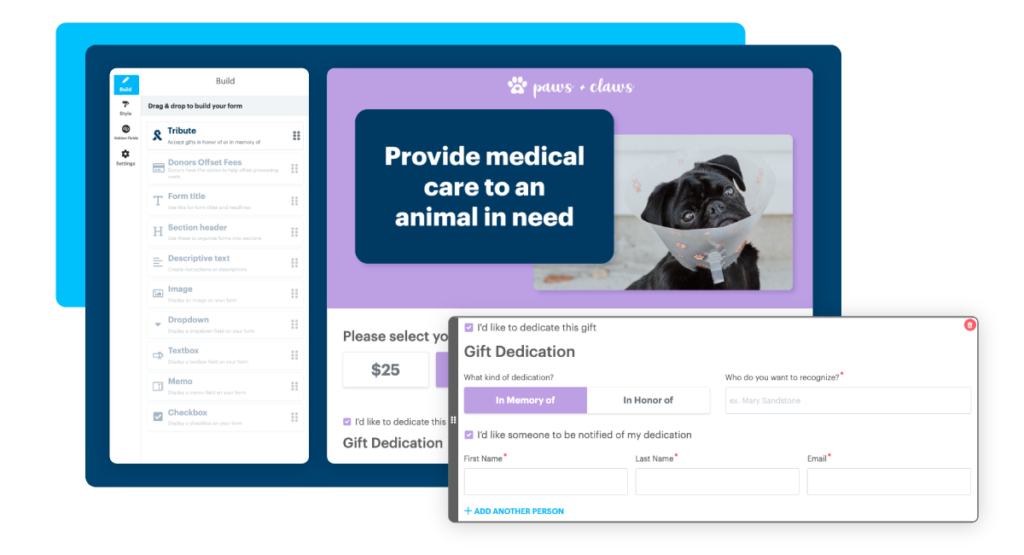 Tribute Management in DonorPerfect Fundraising CRM Software